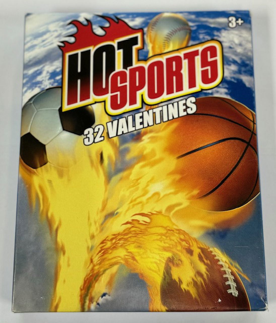 HOT SPORTS 32 VALENTINE CARDS - 4 HOT SPORTS DESIGNS WITH SEALS ...