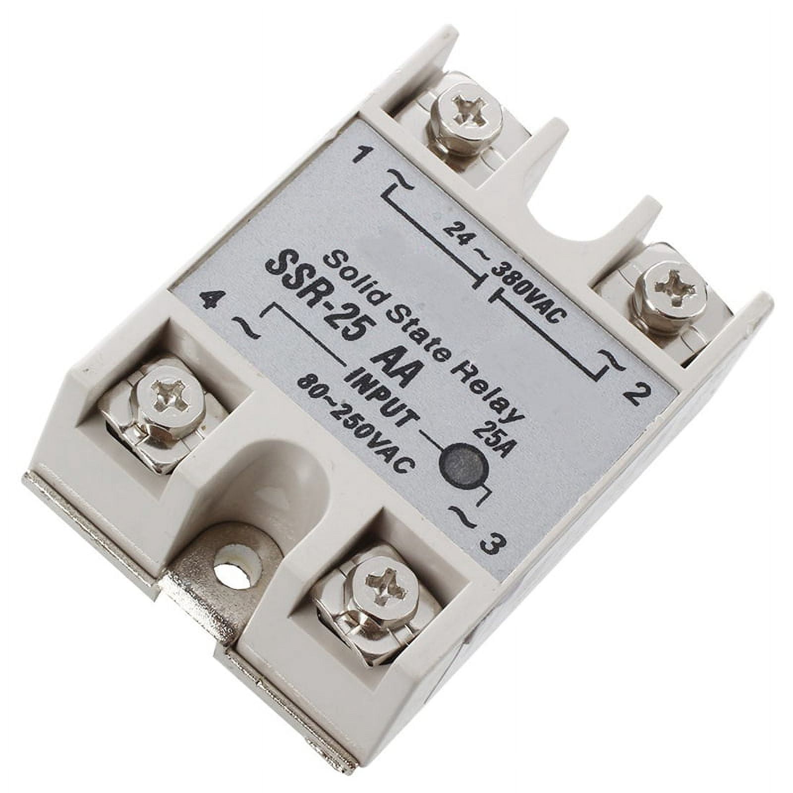 HOT! SSR-25AA 80-250V 25A Machinery Control AC Solid Module State Relays - Walmart.com