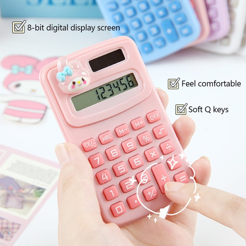 HOT Sanrio Cartoon Cute Calculator Fashion Mini Small Calculator ...