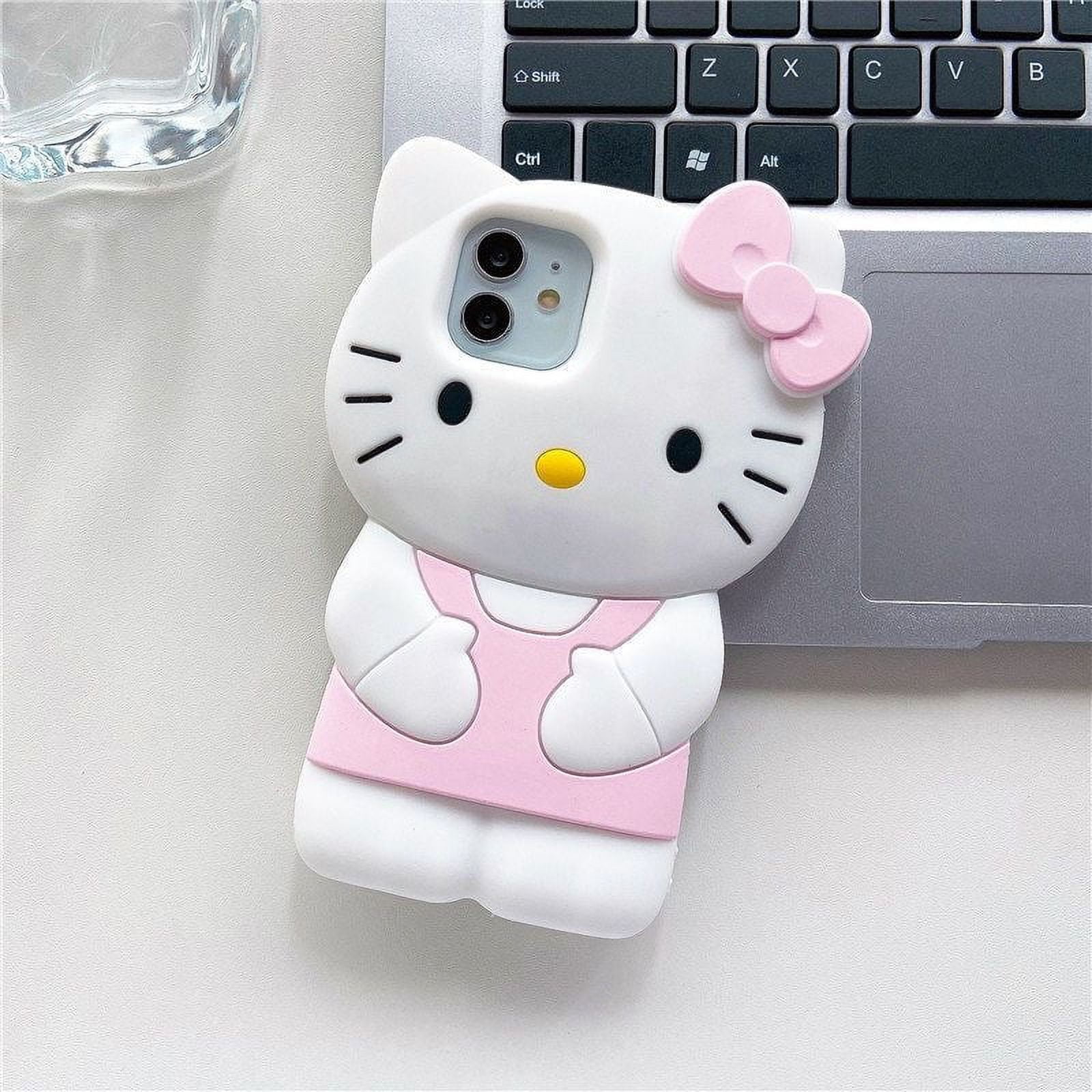 HOT Sanrio Hello Kitty Cartoon 3D Bow Phone Case For iPhone 16 15 14 13 ...