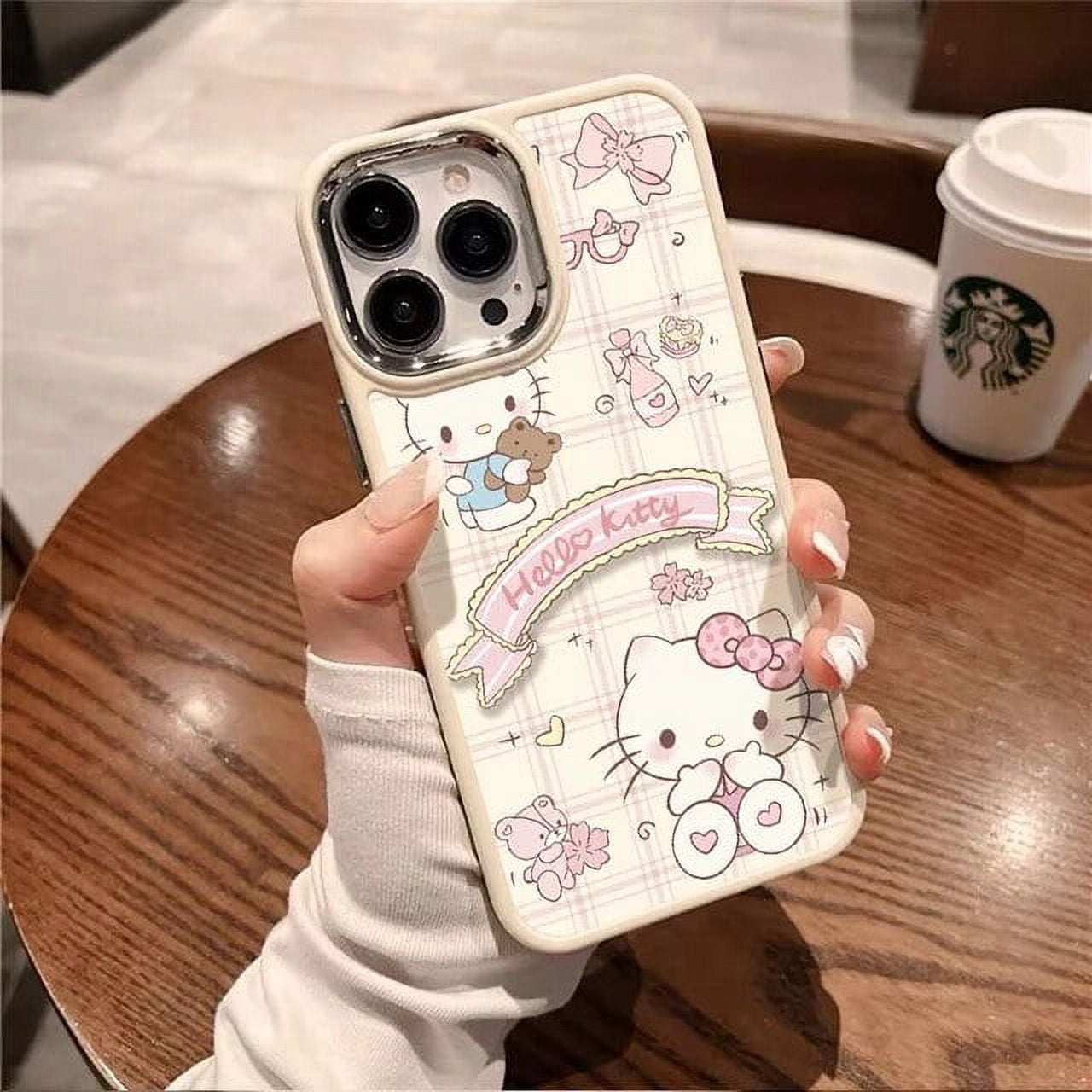 HOT Sanrio Hello Kitty Cartoon Cute Phone Case For iPhone 15 14 13 Pro Max 11 12 13 Pro Mini X ...