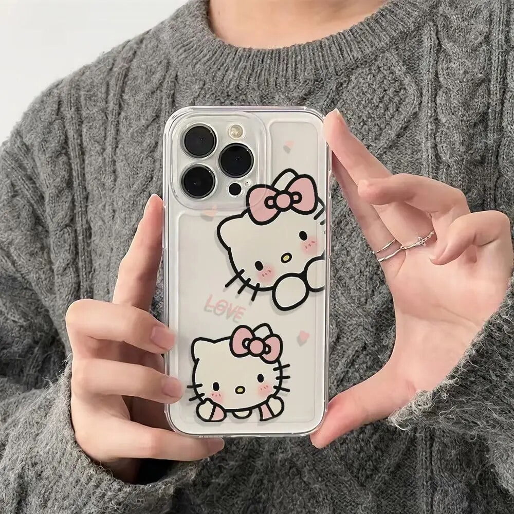HOT Sanrio Hello Kitty Cartoon Cute Phone Case For iPhone 15 14 13 Pro ... HOT Sanrio Hello Kitty Cartoon Cute Phone Case For iPhone 15 14 13 Pro ...