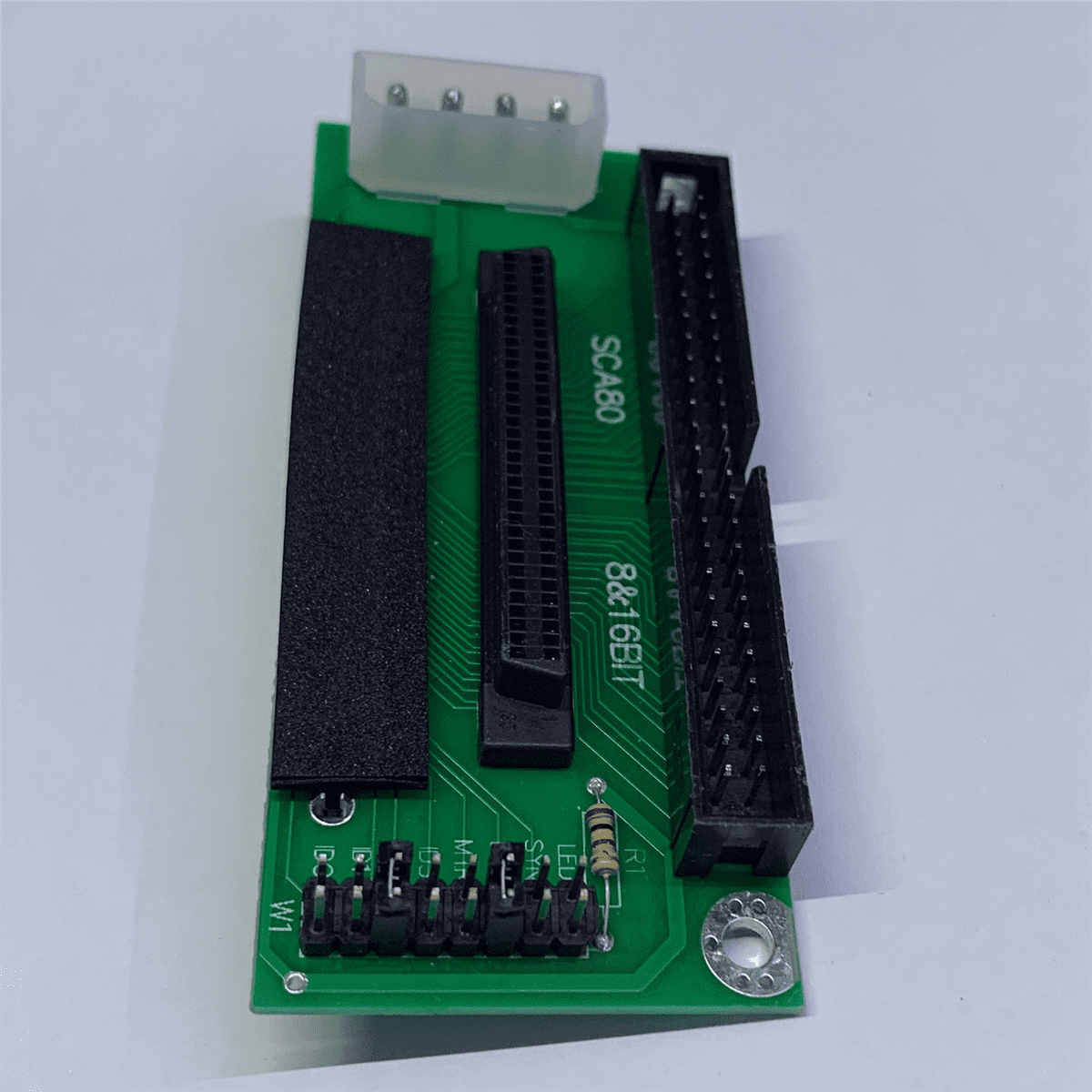 HOT! Scsi Sca 80Pin to 68Pin 50Pin Ide Hard Disk Adapter Converter Card ...