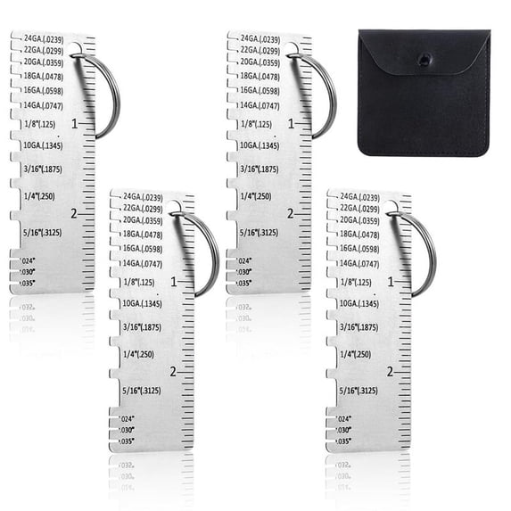 HOT! Shingle Gauge Welding Tools Wire/Metal Sheet Thickness Stainless ...