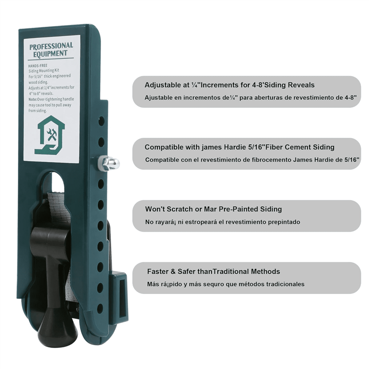 HOT! Siding Installation Tools,Siding Mounting Kit for Use 5/16Inch ...