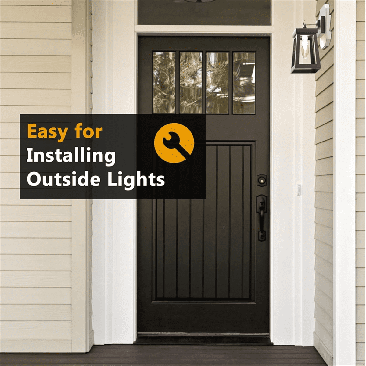 HOT! Siding Mounting Kit, 8141DBL Outdoor Light Block, Plate for Lap ...