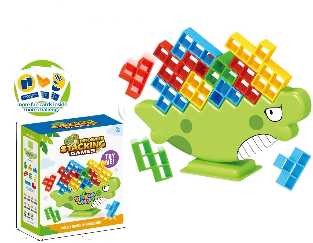 HOT Stacking Blocks Tower Balance Game Stacking Building Blocks Puzzle ...