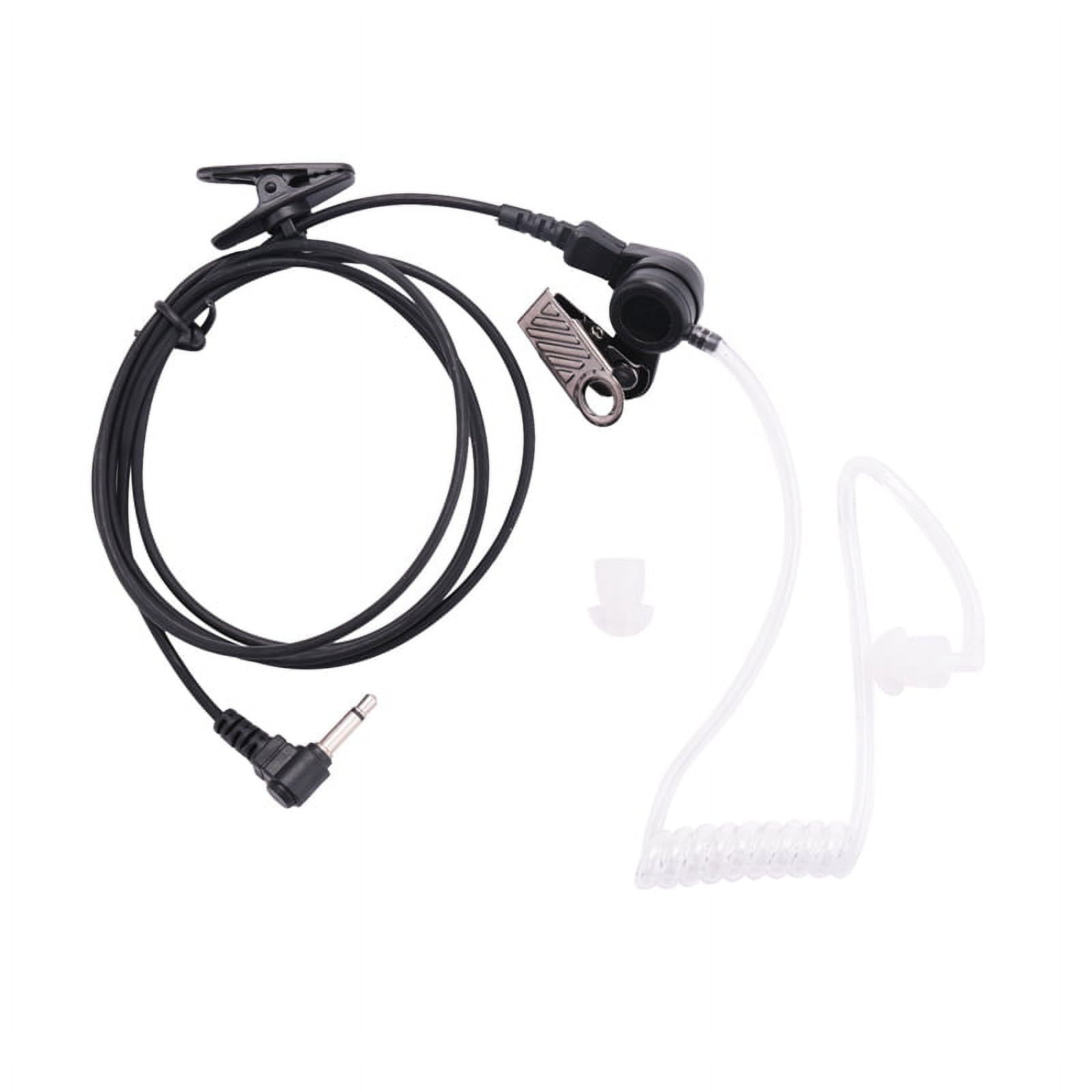 Straight Listen Only Transparent Flexible Acoustic Tube Earpiece 3.5mm ...