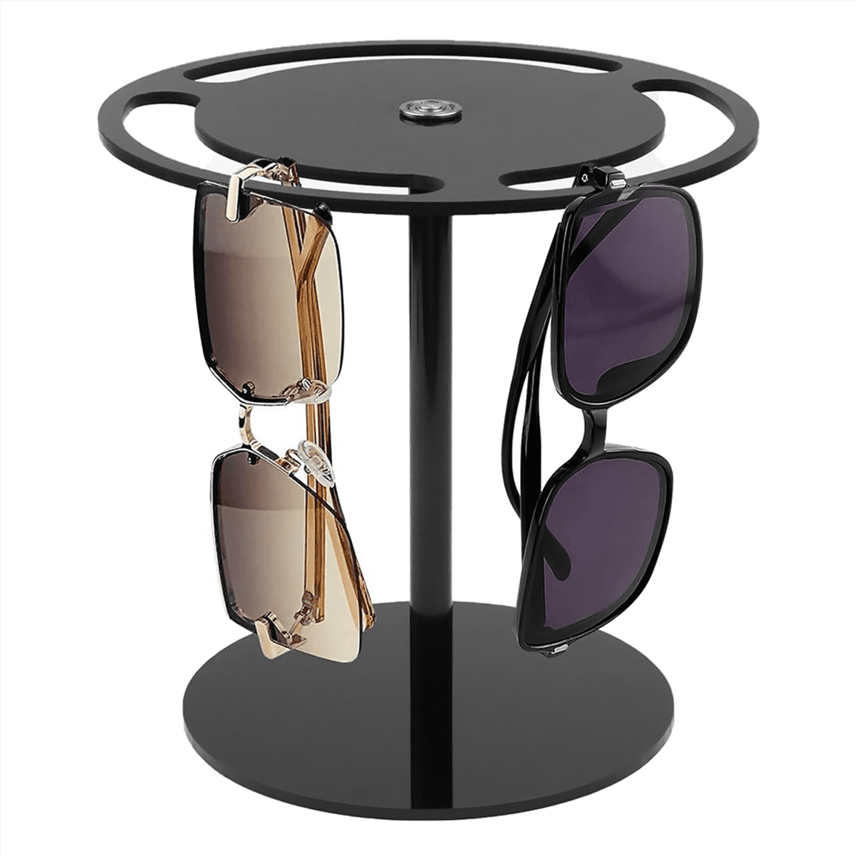 HOT Sunglasses Holder Stand, Acrylic Organizer with 360 Rotating ...