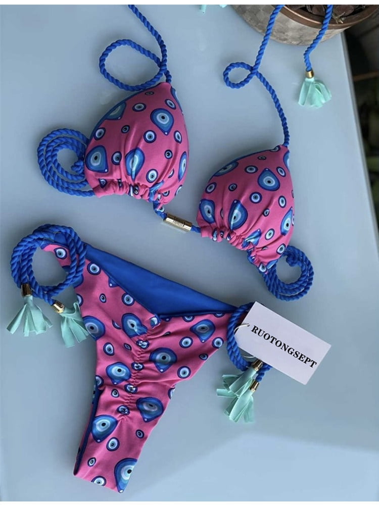 Hot Sunshine Beach Travel Sexy Bikini Girl Swimsuit Solid Bikini Set