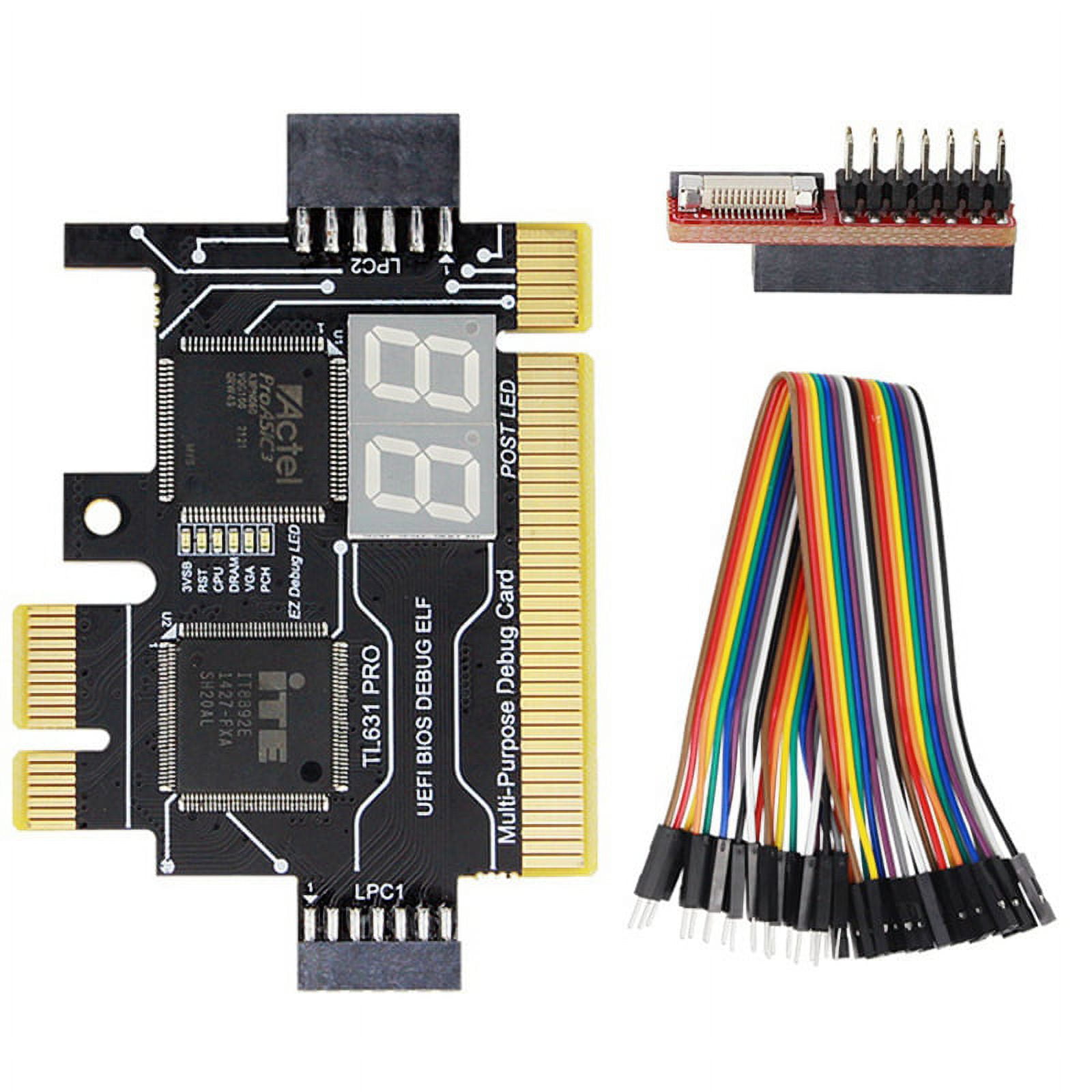 HOT! TL631 PRO Universal Laptop PCI Diagnose Card PC PCI-E Mini LPC ...