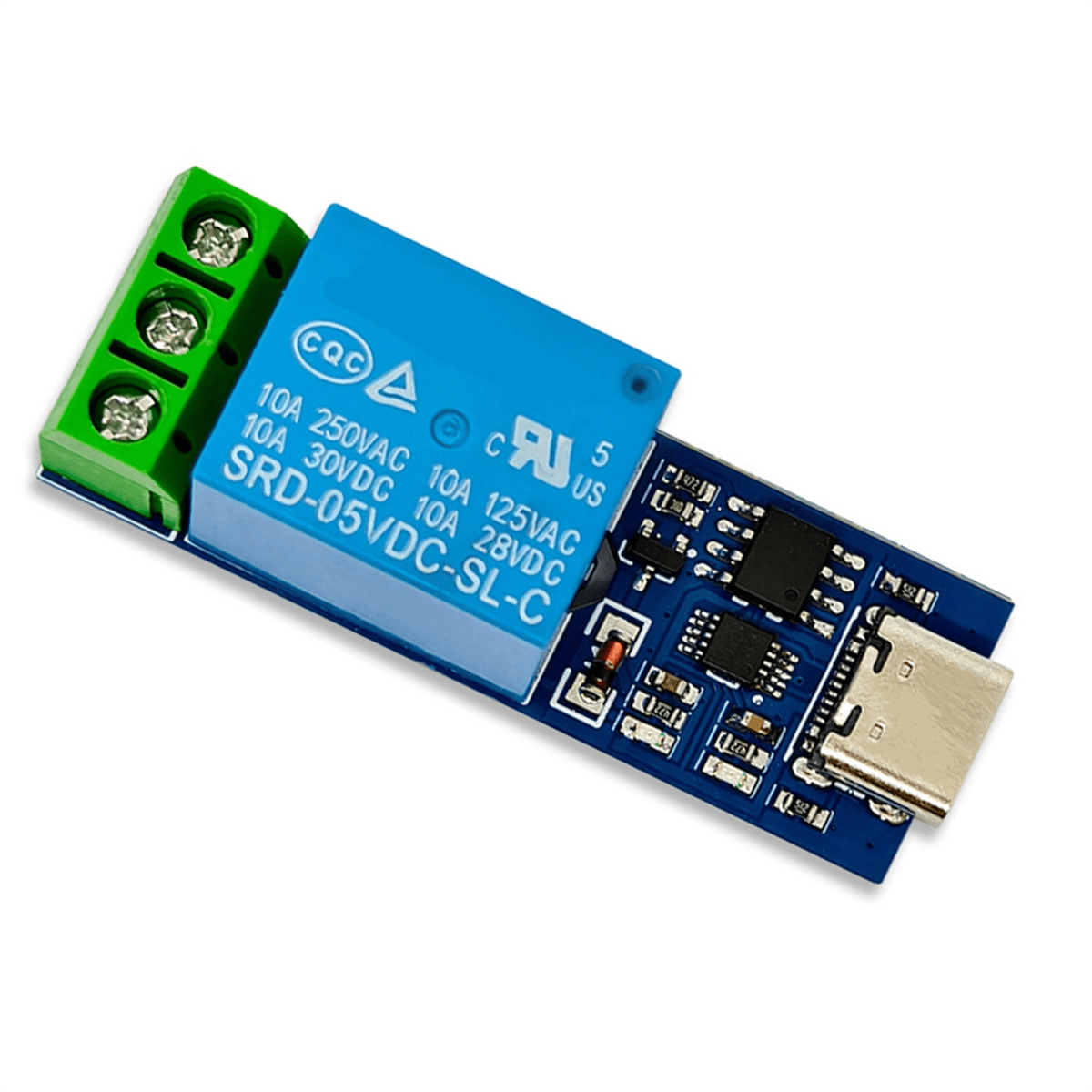 HOT! TPYE-C Interface LCUS-1 USB Relay Module Intelligent Control ...