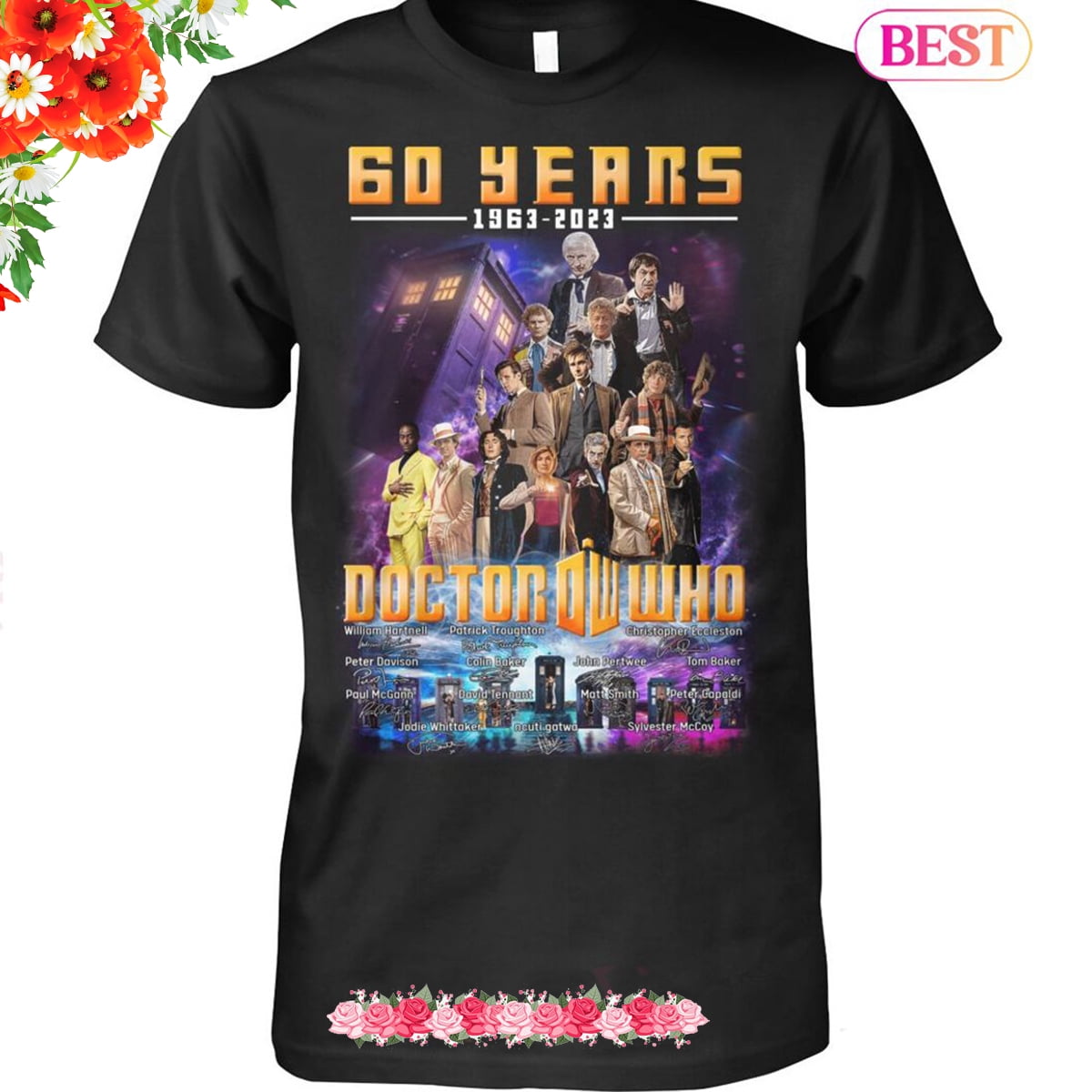 HOT TRENDING 60th Anniversary 1963-2023 Doctor Who Unisex T-Shirt ...
