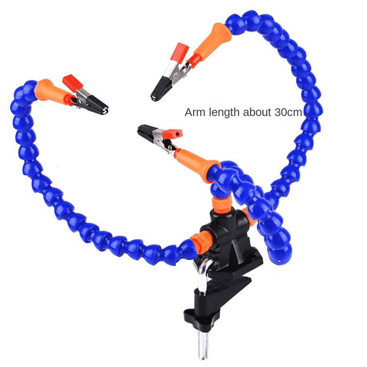 HOT! Table Clamp Soldering Station with 3 Flexible Arms Iron Holder PCB ...