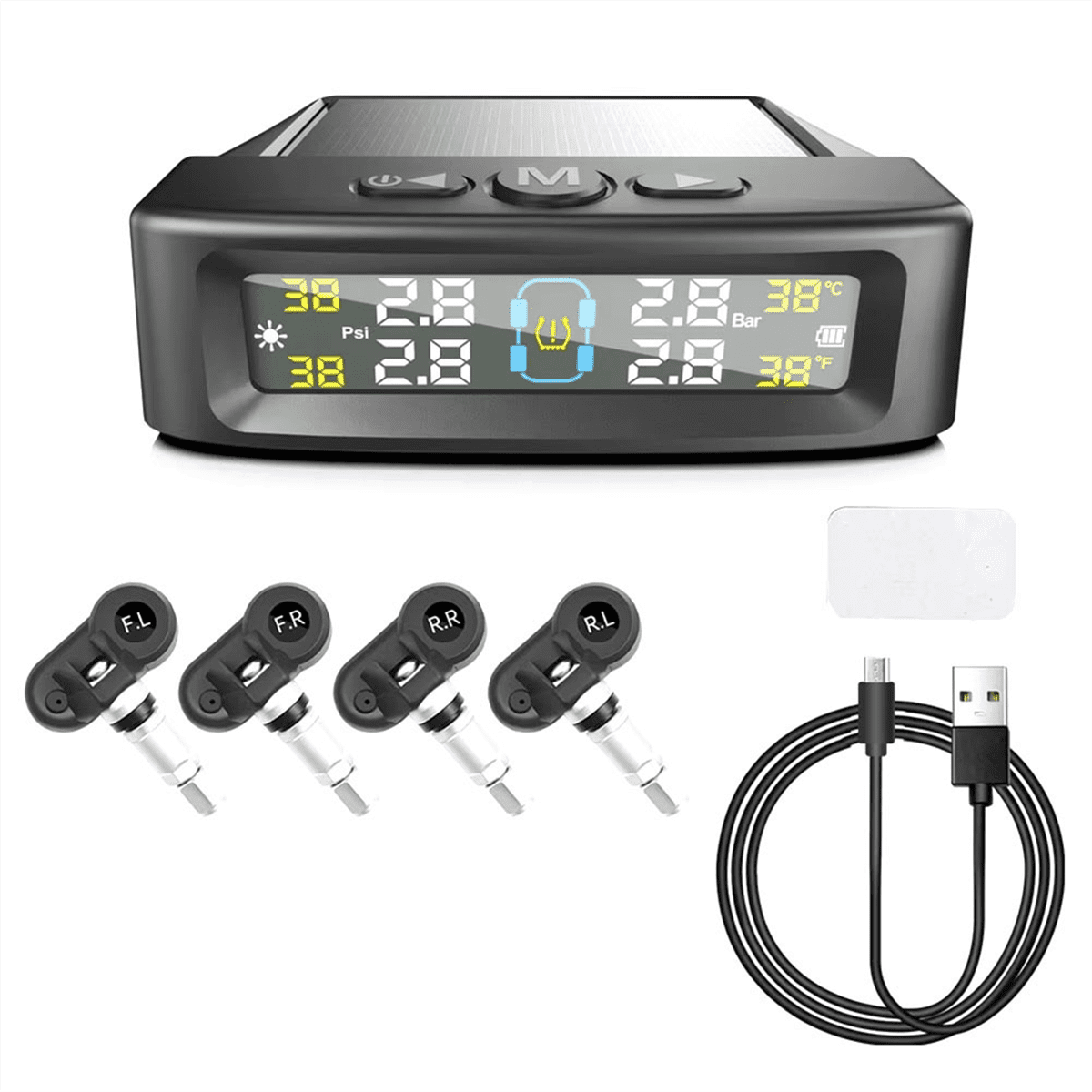 HOT! Temperature Warning Fuel Save Tire Pressure Monitoring System ...