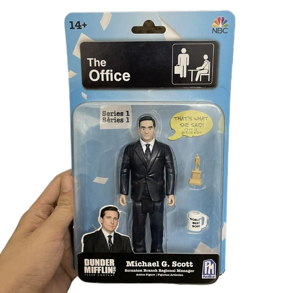 HOT The Office Series 1 Cartoon Michael G.Scott Action Figure Scene Decor Toy - Walmart.com