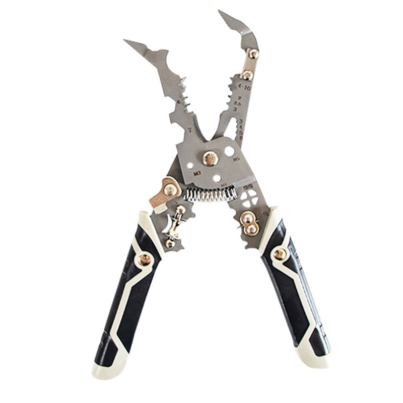 HOT! Tilted Heads Wire Stripping Pliers Electrician Special Tool Multi ...