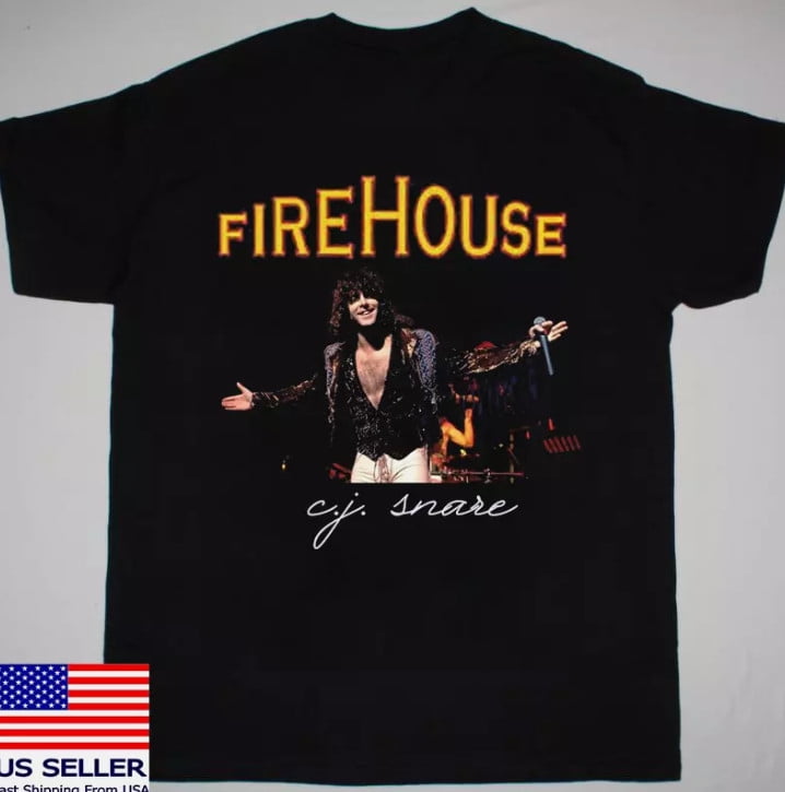 HOT Top Firehouse Band C.J Snare Signature T Shirt All Size - Walmart.com