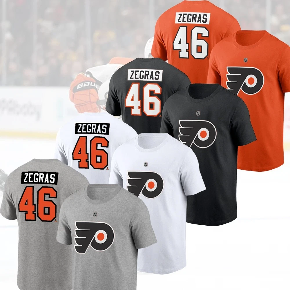 HOT - Trevor Zegras #46 2025 Player Name & Number S–5XL For Fans ...