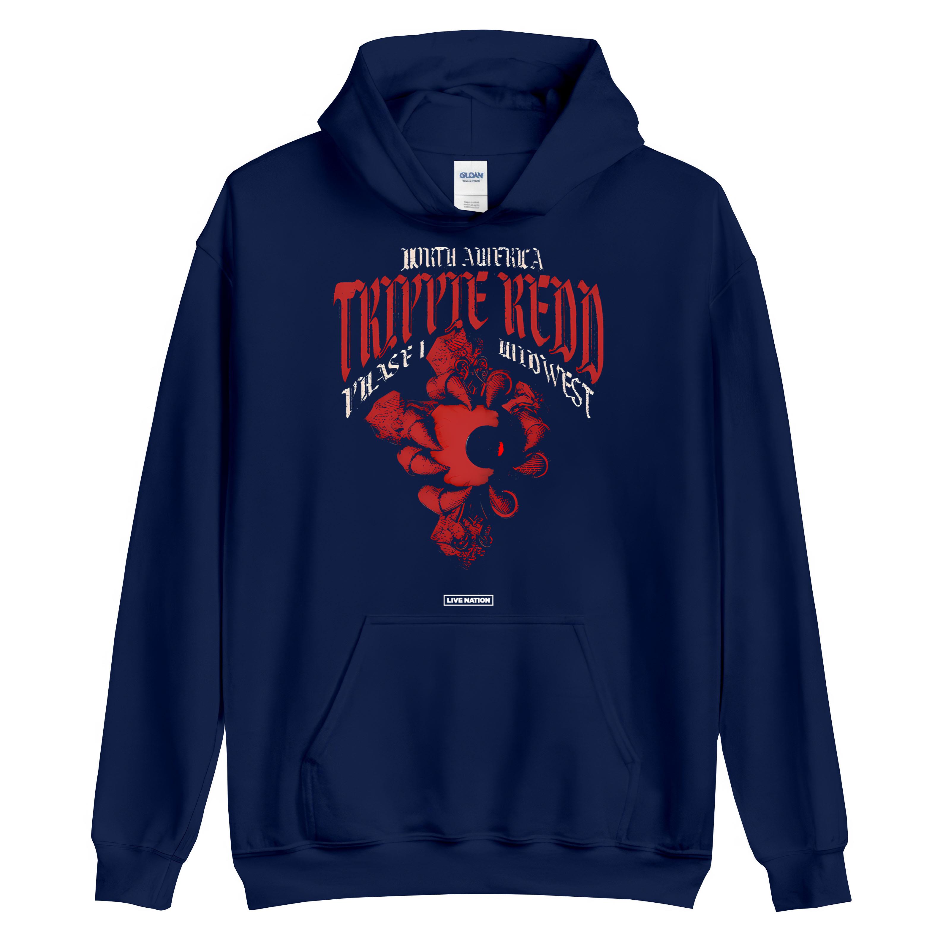 HOT Trippie Redd 2024 Tour North America Phase 1 Midwest Fan Gifts T ...