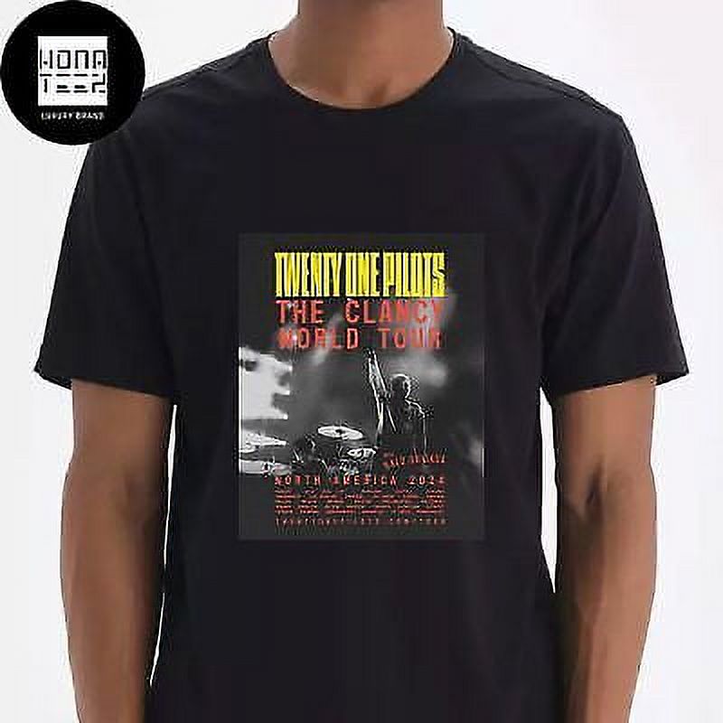 HOT Twenty One Pilots The Clancy World Tour North America 2024 T-Shirt ...