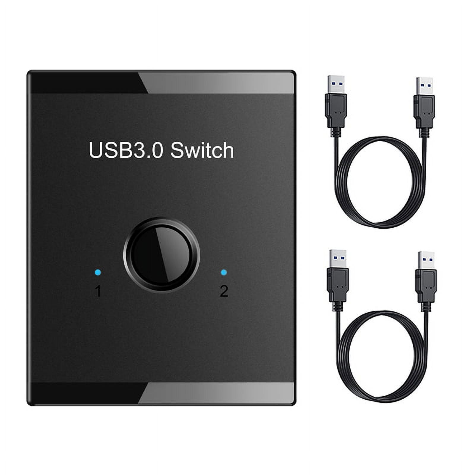 USB Switch KVM HUB 3.0 Switcher Selector for PC Keyboard Mouse Printer ...