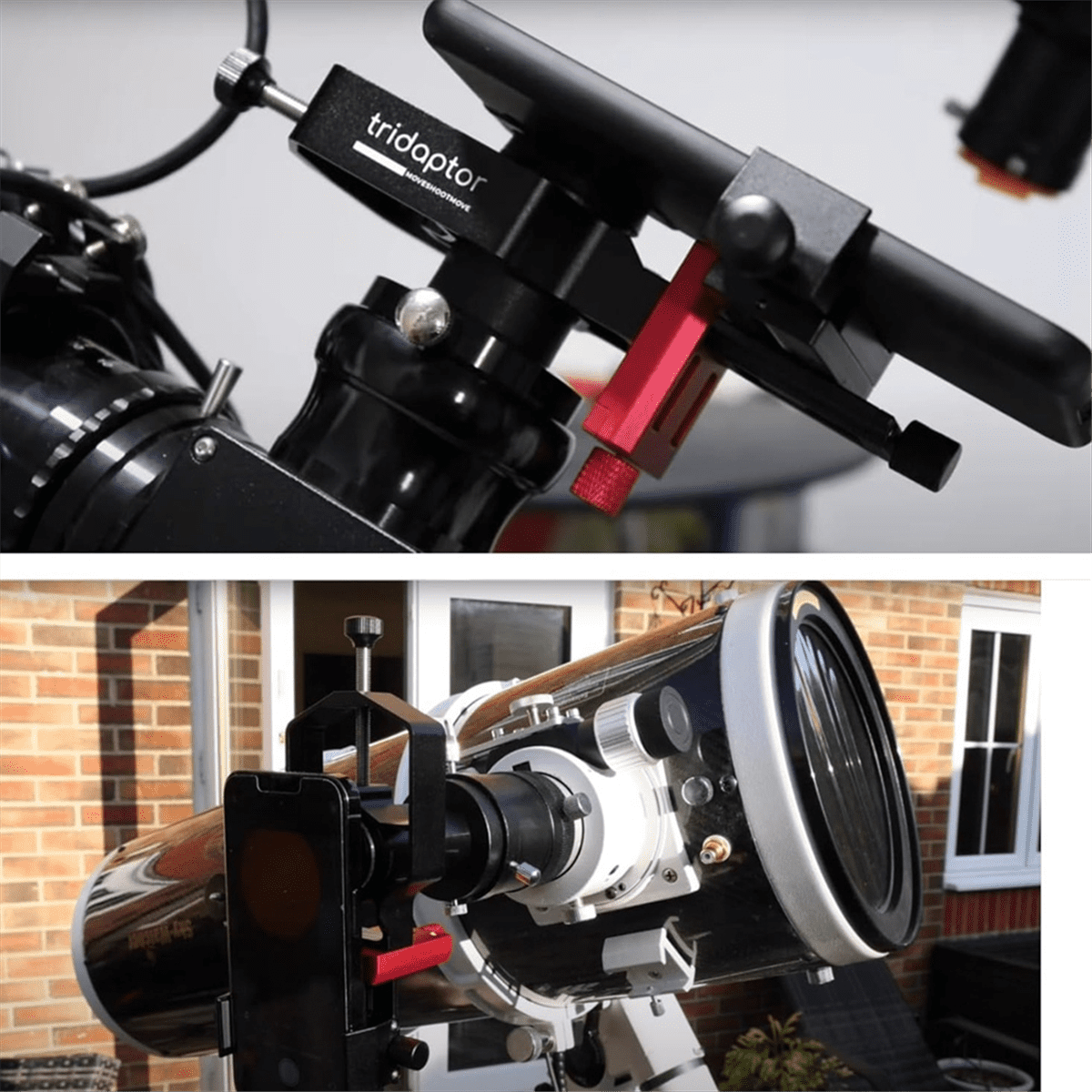 HOT! Universal Digiscoping Adapter Phone to Telescope 3-Axis Holder ...