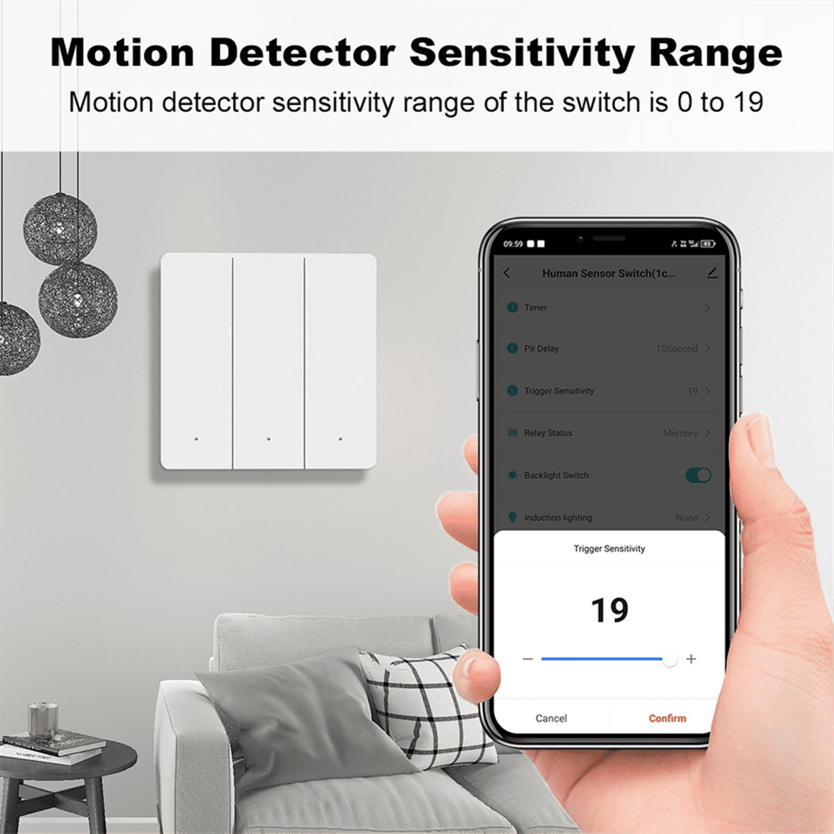 HOT Upgrade Tuya Zigbee Millimeter Wave Human Body Induction Switch ...