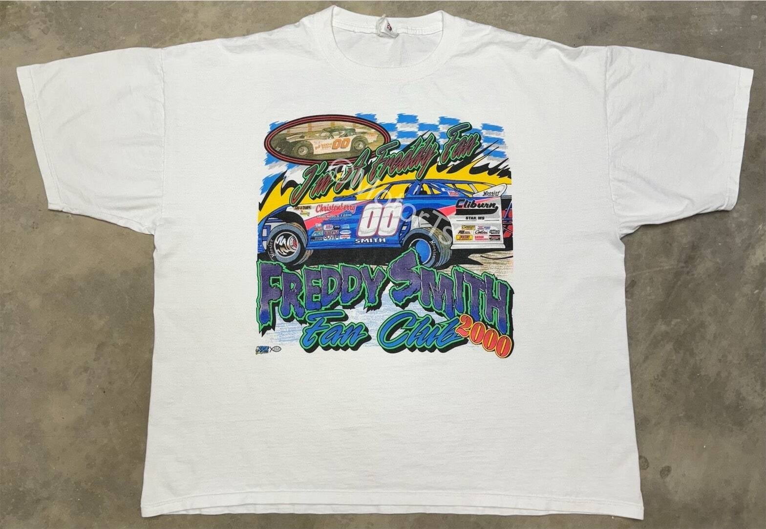 HOT Vintage 2000 Freddy Smith “Fan Club” Dirt Late Model T-Shirt ...