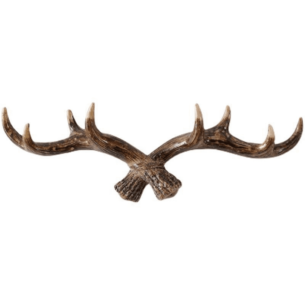 HOT Vintage Deer Antlers Wall Hooks -28cm Mounted Clothes Hanger Coat ...