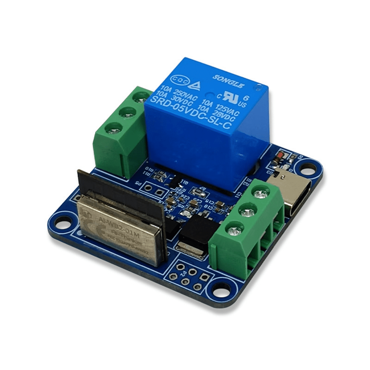 HOT WB2-01M Single Relay Module 5V WIFI Bluetooth Wireless IoT ...