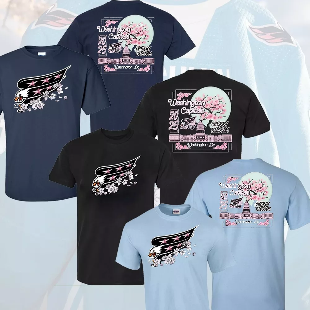 HOT - Washington Capitals 50th Anniversary Cherry Blossom 2025 Gift For ...