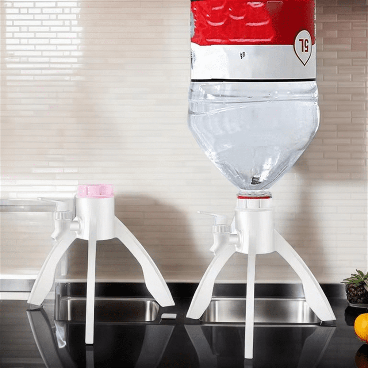 HOT! Water Container Stand Inverted Bottled Triangle Bracket ...