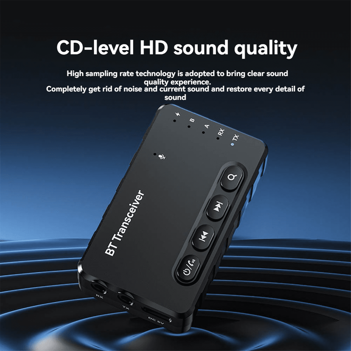 HOT! Wireless Audio Adapter Bluetooth 5.2 Transmitter Receiver Lossless ...