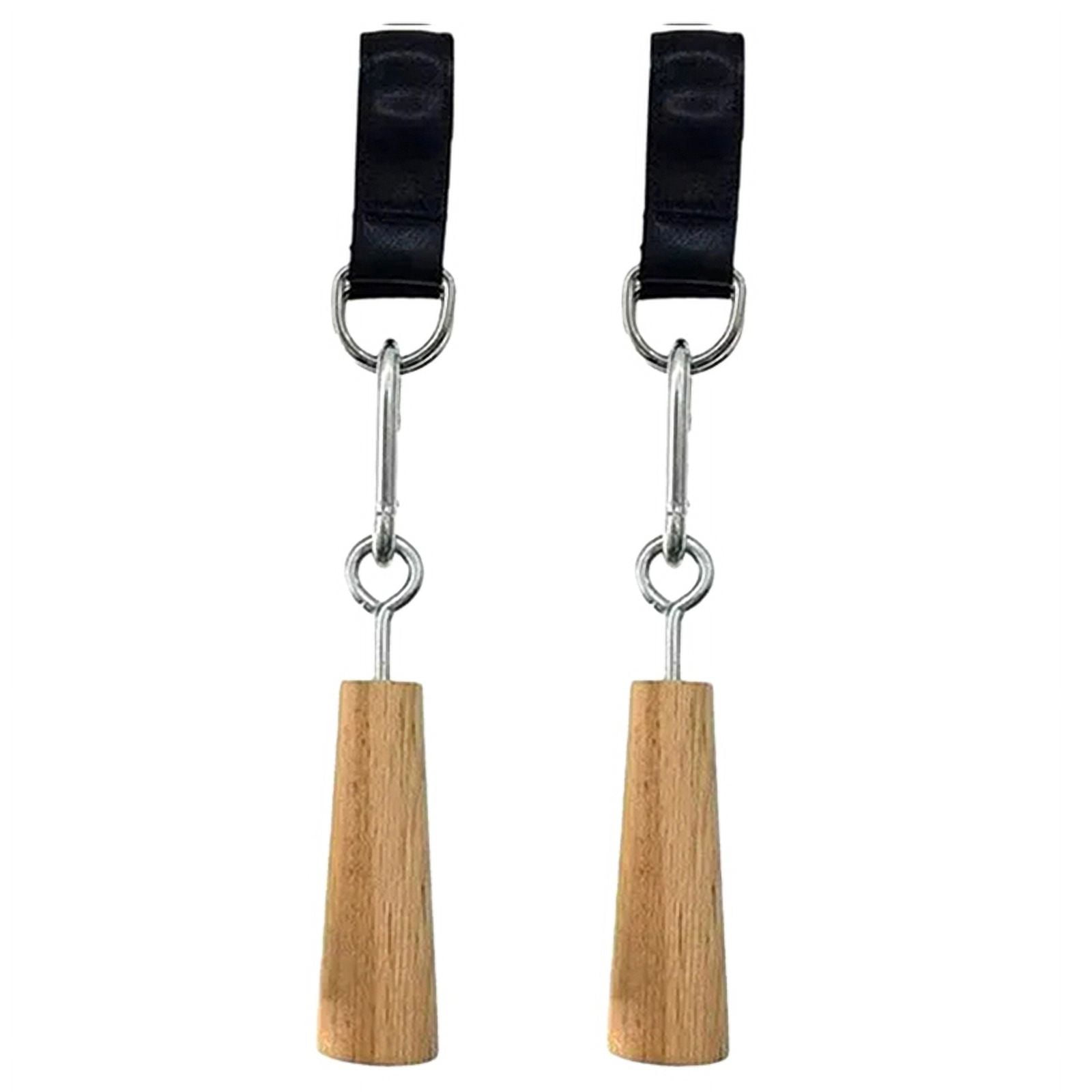 HOT! Wooden Handle Pull Up Ball Grip Finger Strengthener Exerciser Arm ...