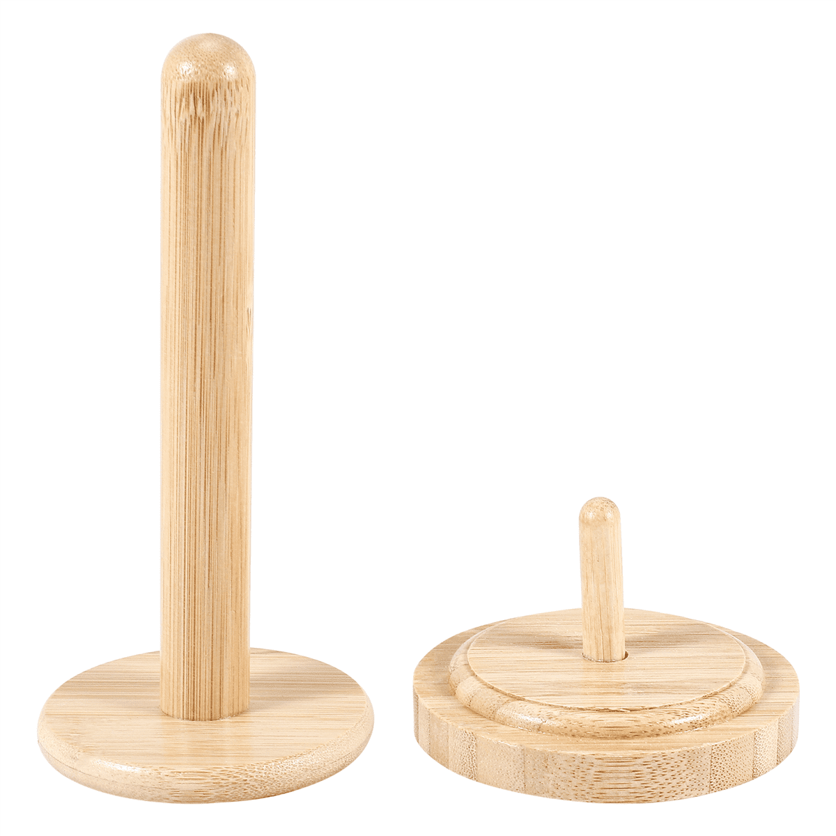 HOT! Wooden Yarn Holder Revolving Rack Vertical Storage Tissue Wool ...