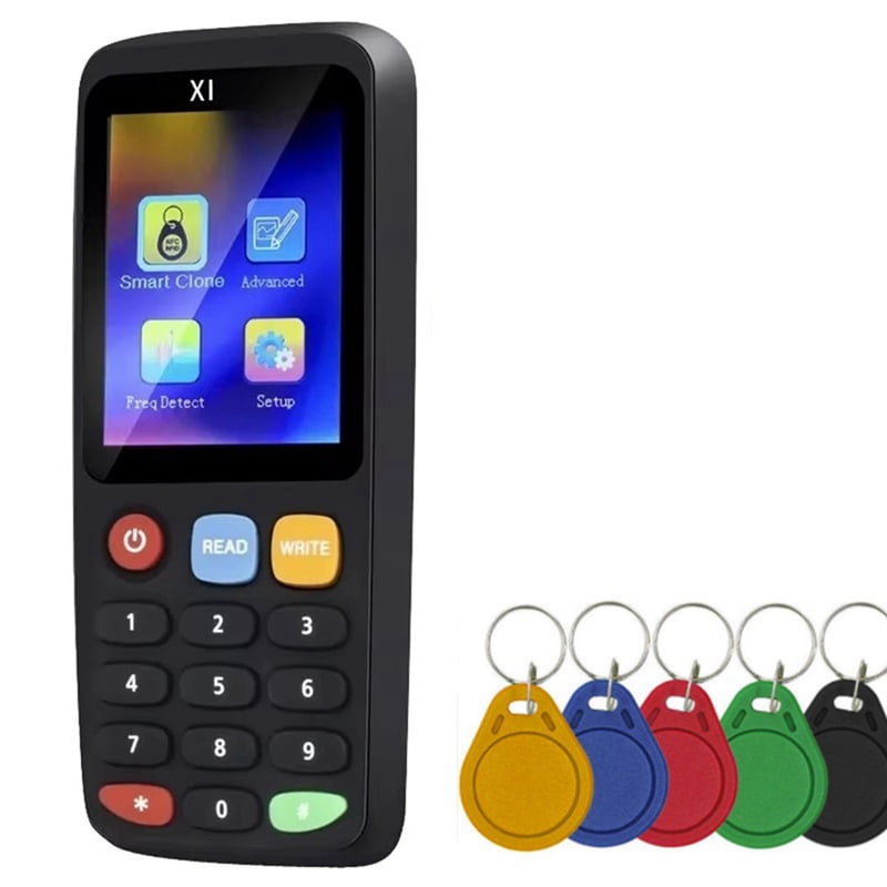 X7 RFID Smart Chip NFC Decoder Duplicator Reader Writer+5XUID Keychain ...