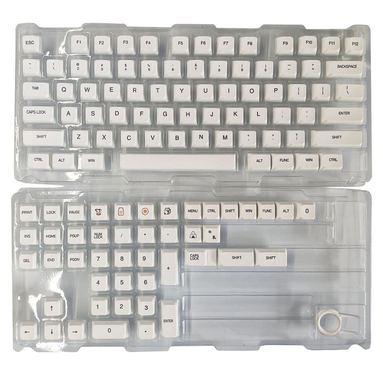 HOT! XDA 120-Key Keyboard Keycap Minimalist PBT Sublimation Process ...