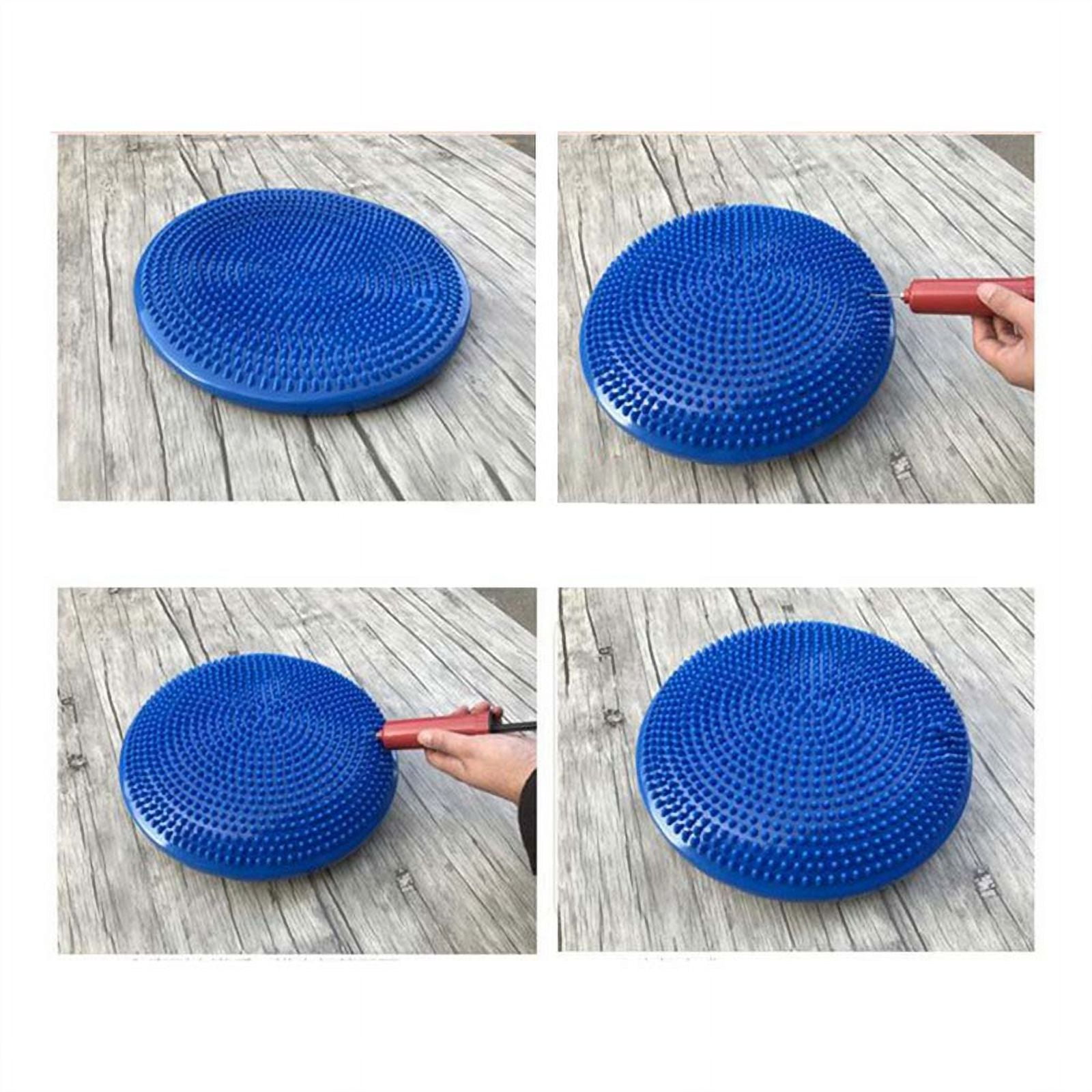 HOT! Yoga Balls Massage Pad Inflatable Balance Cushion Disc Mat Fitness ...