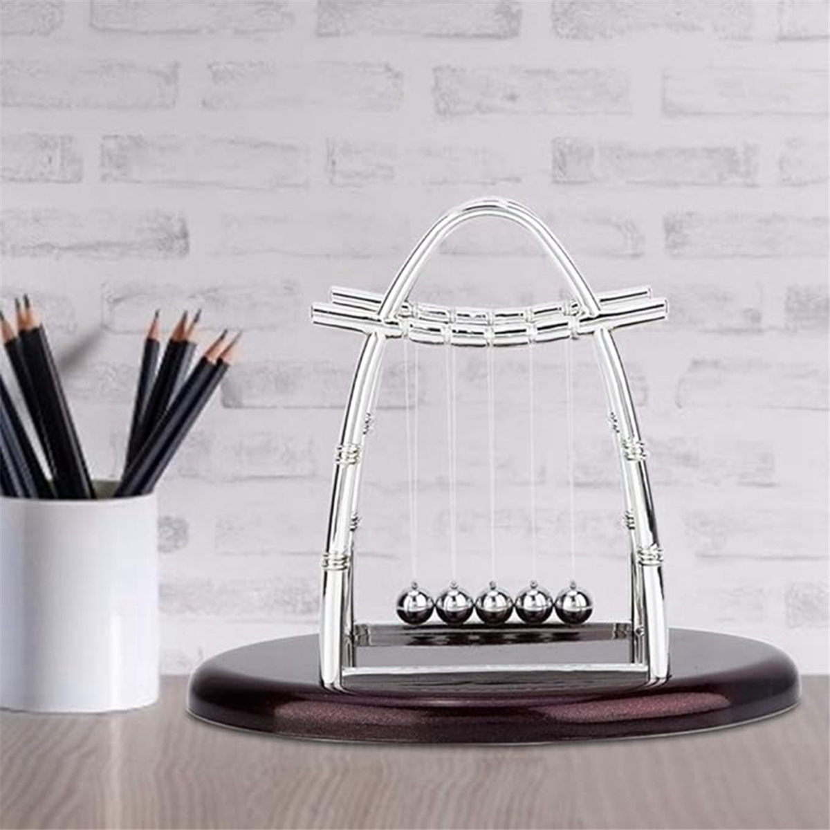 HOT! 's Cradle, Classic Pendulum Balance Balls Motion Desk Toys ...