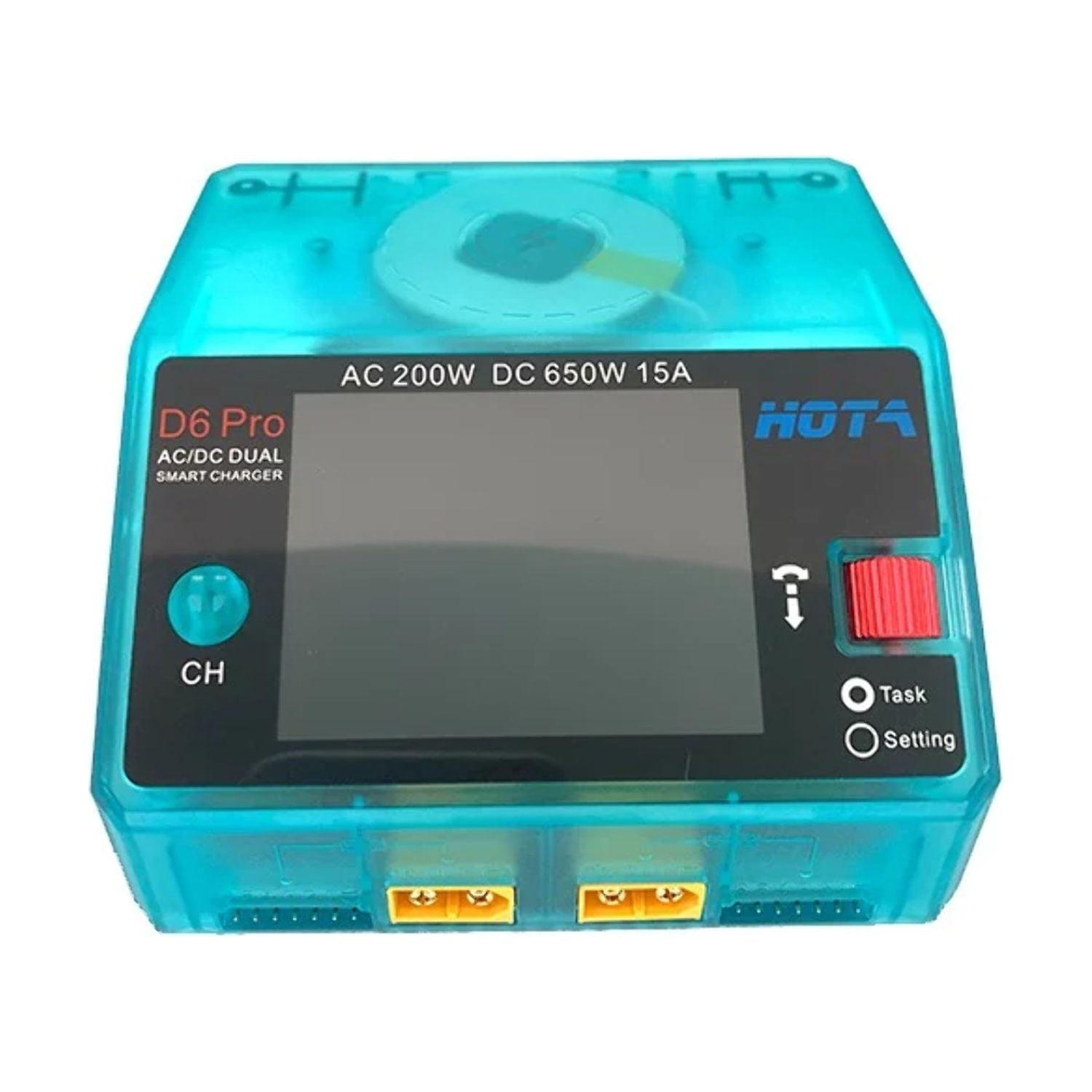 HOTA D6 Pro Wireless AC/DC Charger - Transparent Blue - Walmart.com