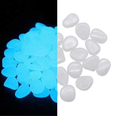 Glow in the Pebbles Stones, 2lb 400PCS, for Indoor and Outdoor Walkways ...