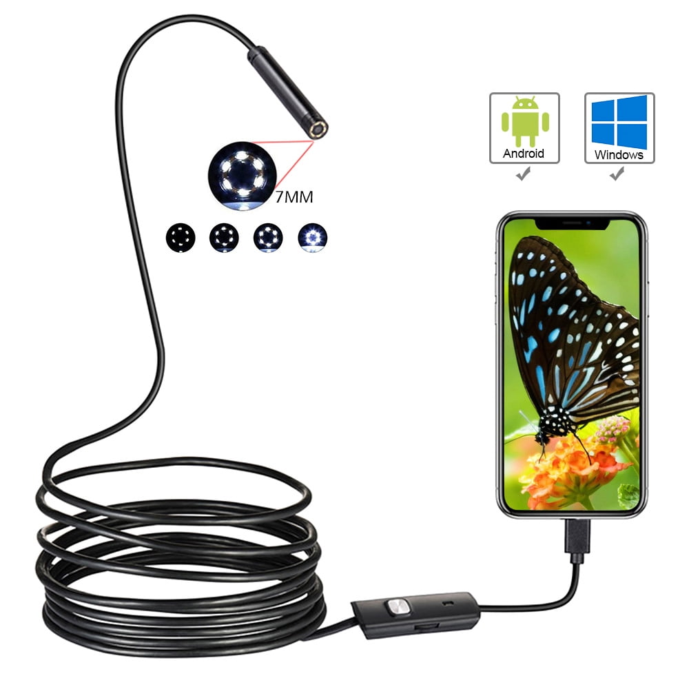 HOTBEST 6LED B 2m 3IN1 Endoscope Otoscope Wifi Camera Inspection Ear ...
