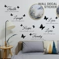 HOTBEST Faith Hope Love Laugh Family Live Wall Decal Sticker ...