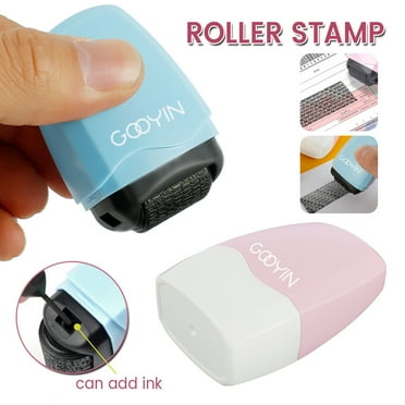 HOTBEST Identity Protection Roller Stamp Confidential Roller Stamp Anti Theft Privacy & Security ...