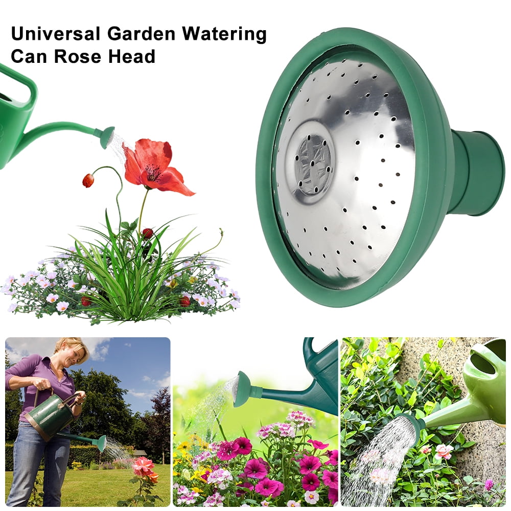 Xdziklosj Universal Watering Can Rose Sprinkler Head, Metal and Rubber ...