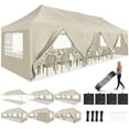 HOTEEL 10'x30' Heavy-duty Event Tent, 8 Removable Sidewalls, Waterproof ...