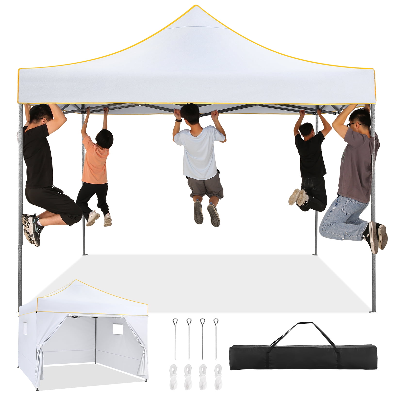 Free Shipping! HOTEEL 10x10 Pop up Canopy Tent, Outdoor Tent with Mesh ...