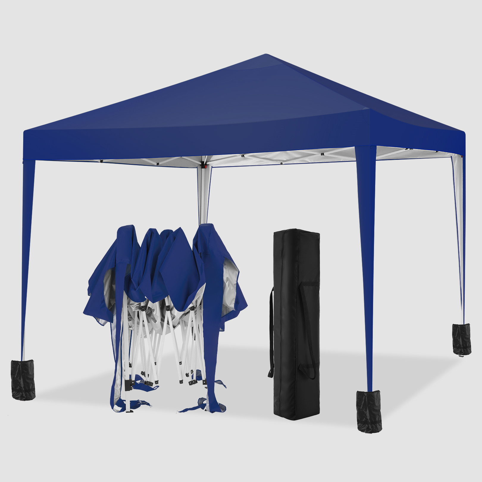 HOTEEL 10x10 Pop Up Canopy Tent, Outdoor Instant Commercial Gazebo ...
