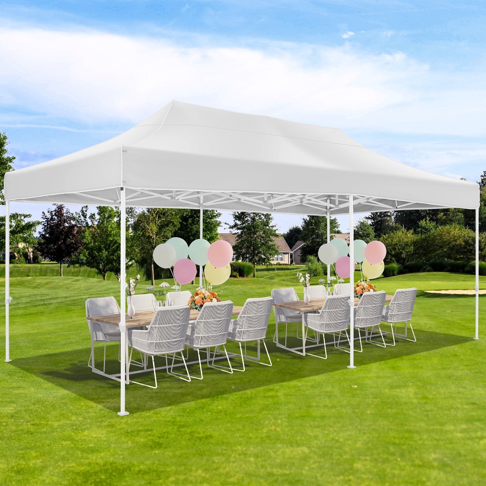 HOTEEL 10x20 Heavy Duty Canopy Tent for Weddings & Events, Pop up ...